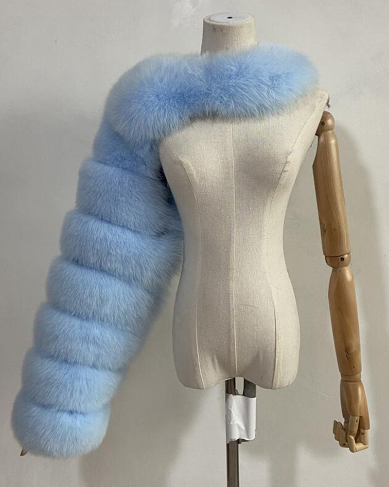 Fashion Fur Sleeve