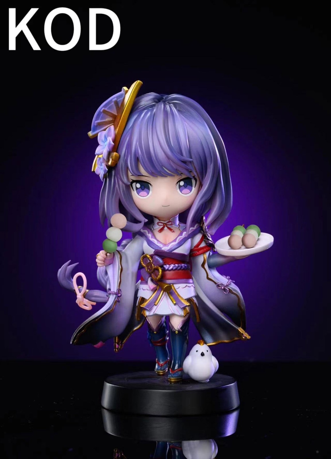 Chibi Ver. Raiden Shogun - Genshin Impact Resin Statue - KOD Studio