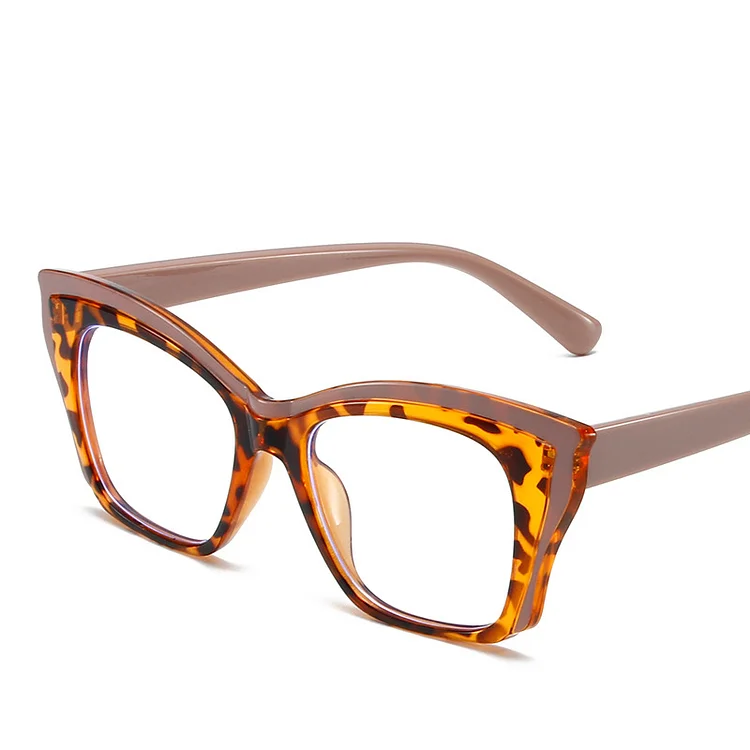 Tr90 Square Full Frame Eyeglasses Stylish Women Blue Light Blocking ...