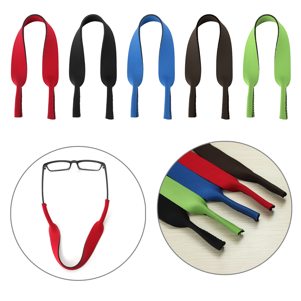1PC Soft Silicone Glasses Strap Neck Cord Sunglasses Rope Band Holder ...