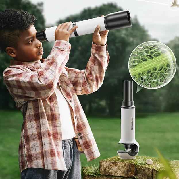 Microscope & Telescope 2-in-1 Diversified Exploration
