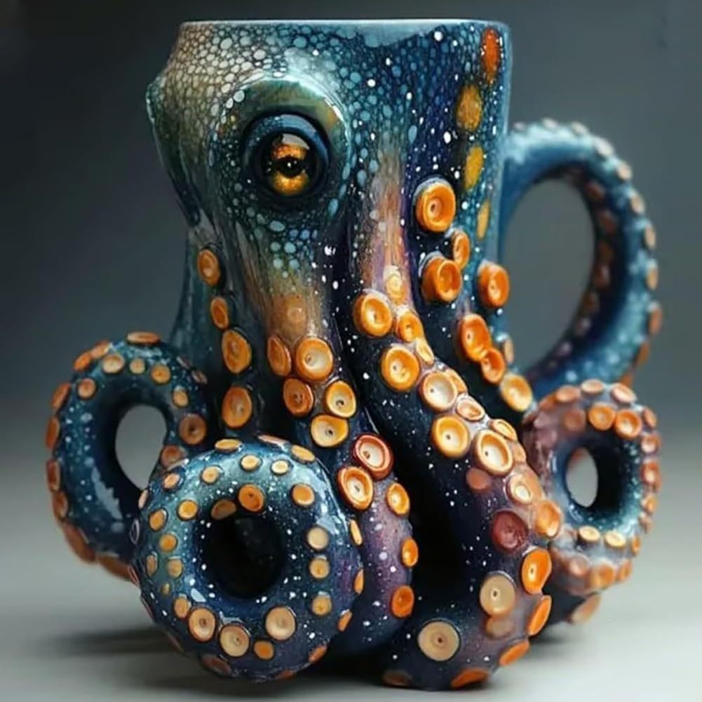 Cthulhu-Inspired Pirate Mug