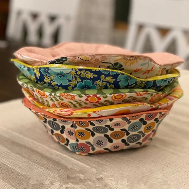 Flower Bowl Cozy Pattern Template