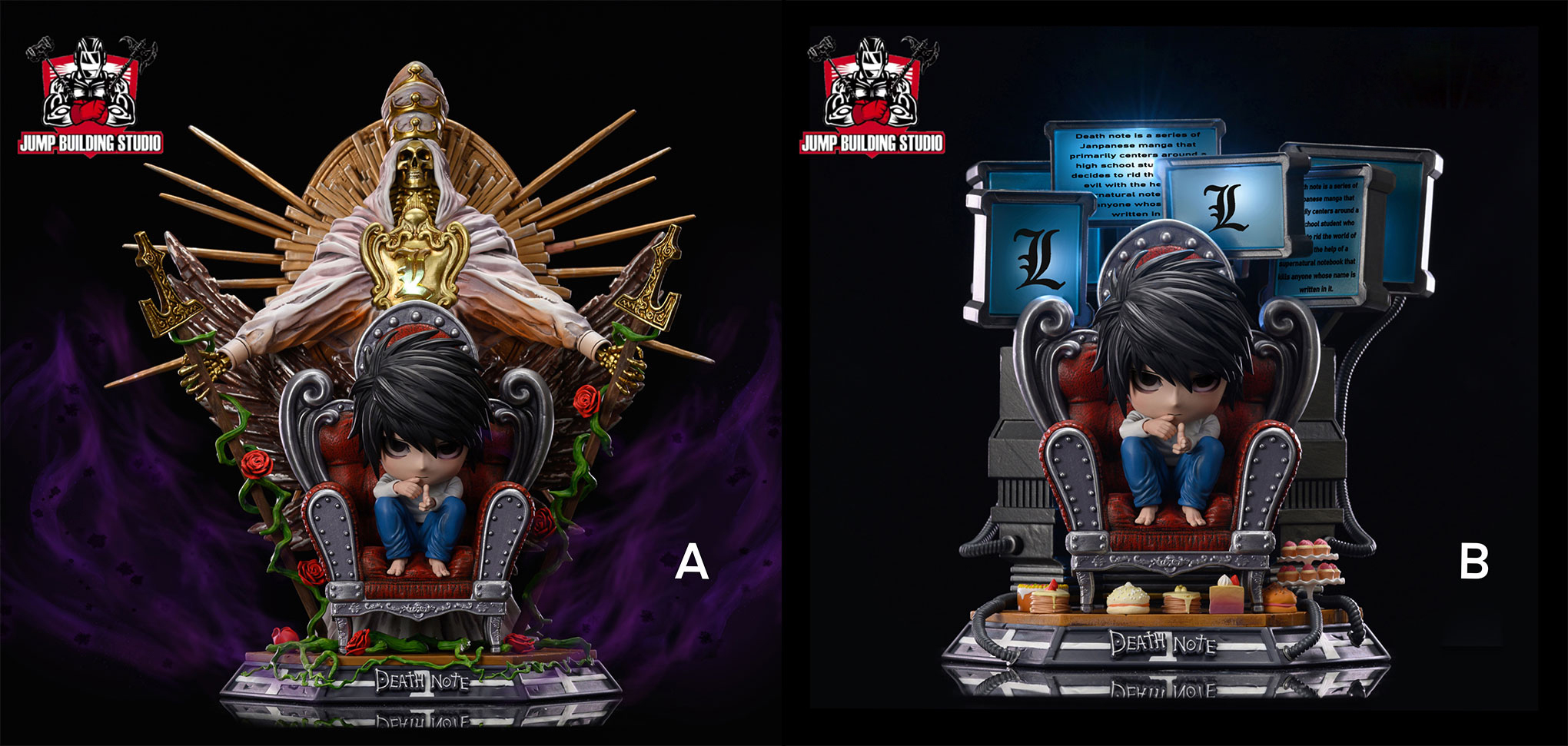 SD Scale L with LED - Death Note Resin Statue - Jump Building Studios ...