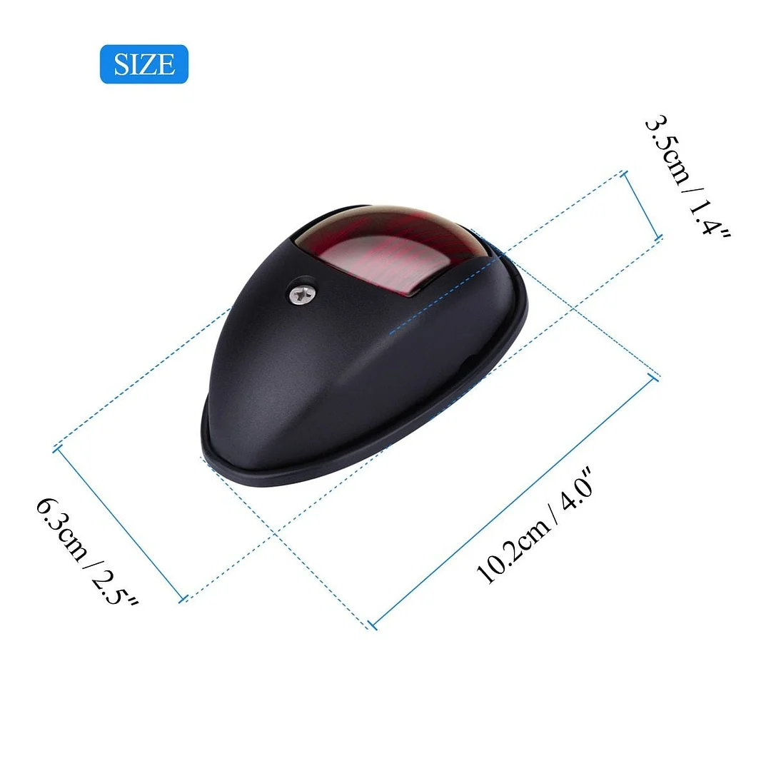 2pcs Waterproof Boat Navigation Light Green and Red Marine LED ...