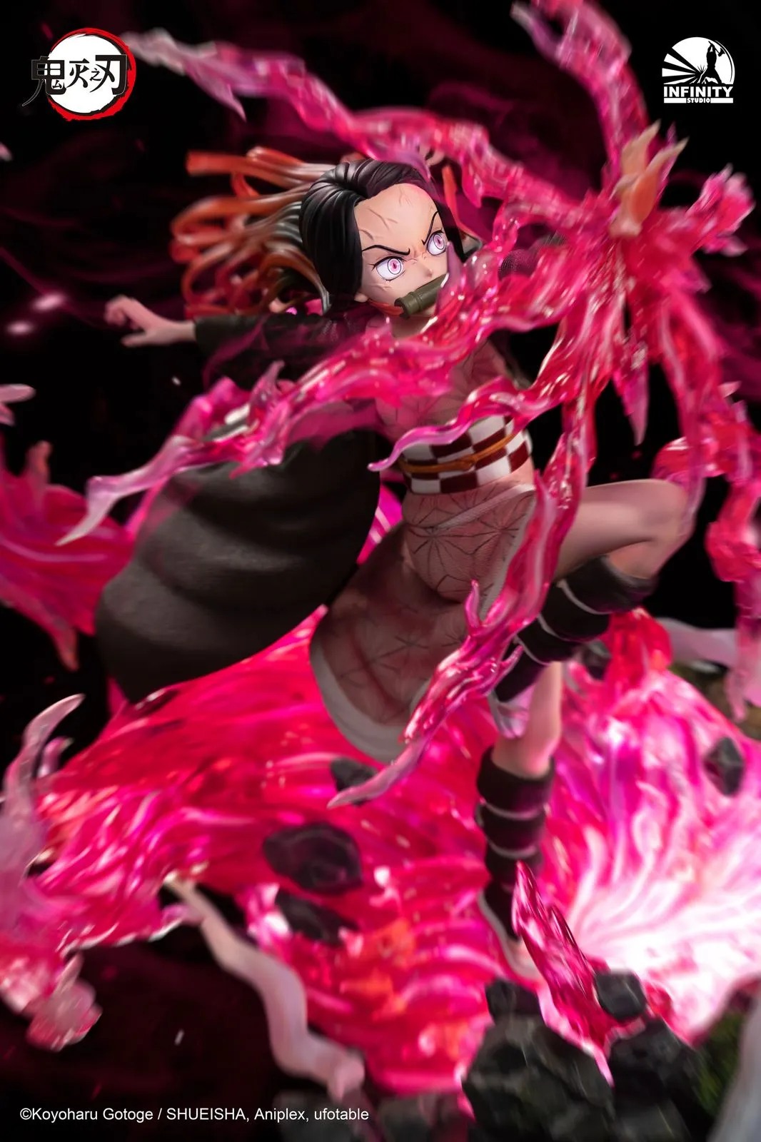 1/4 Scale Nezuko Kamado with LED - Demon Slayer: Kimetsu No Yaiba Resin ...