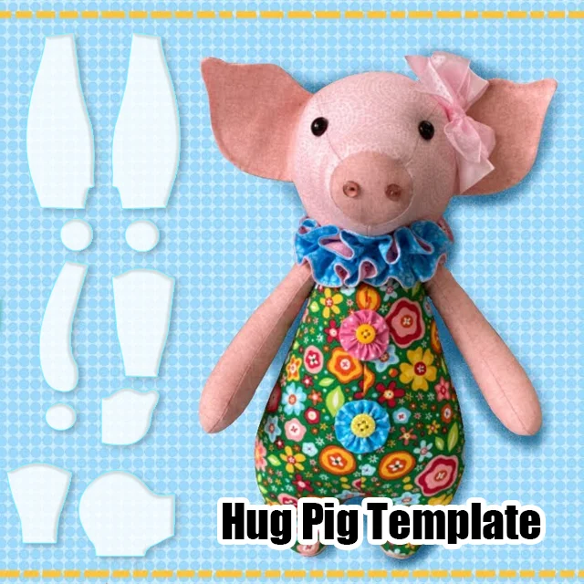 Pig Template Set(10 PCS)-With Instructions