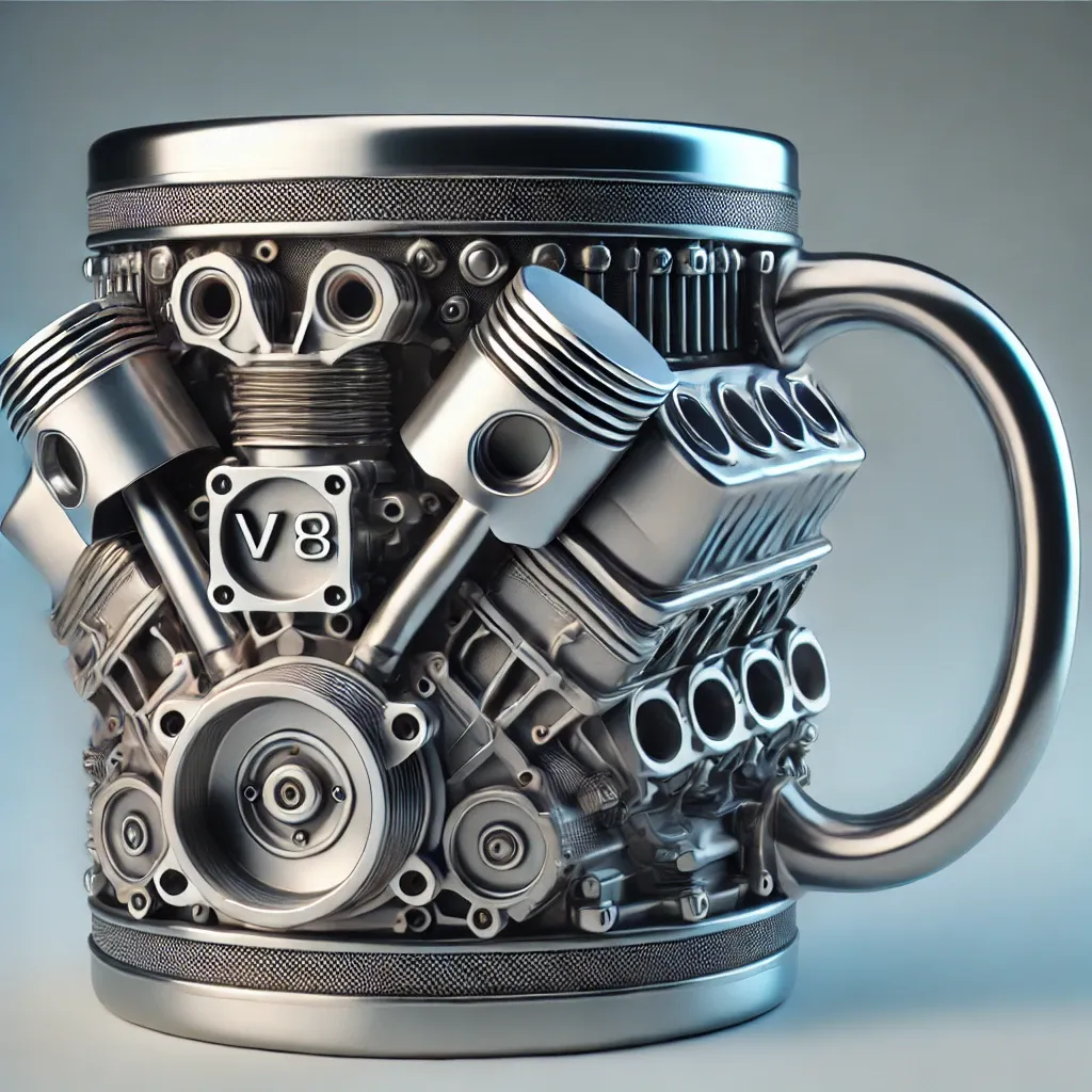 Limited Edition V8 Engines Whisky Bottle