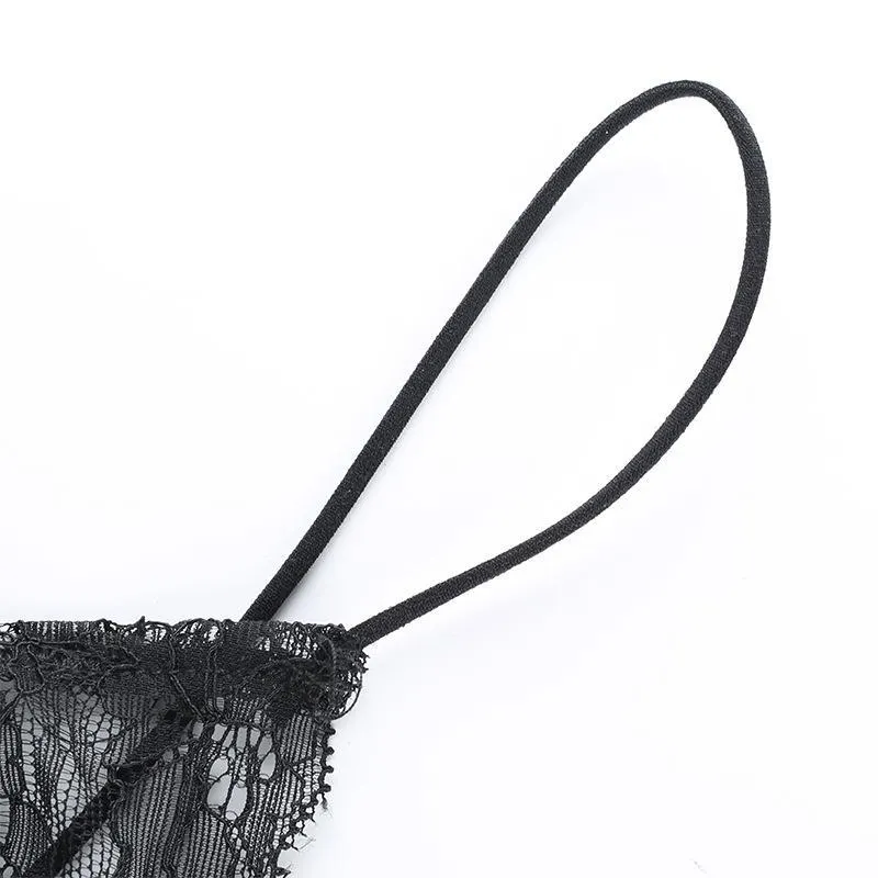 HOLLOW LACE STITCHING STRAP DRESS