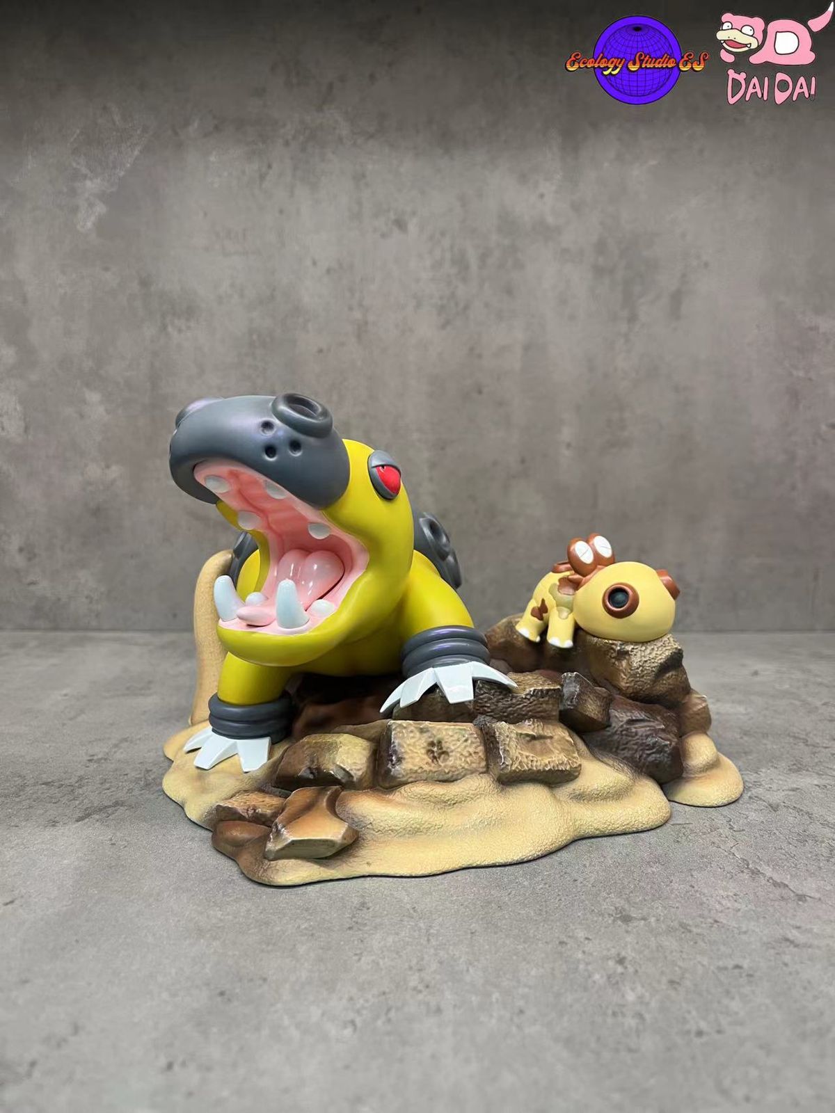 1/20 Scale World Zukan Original Colour Evolution of Hippowdon Set ...