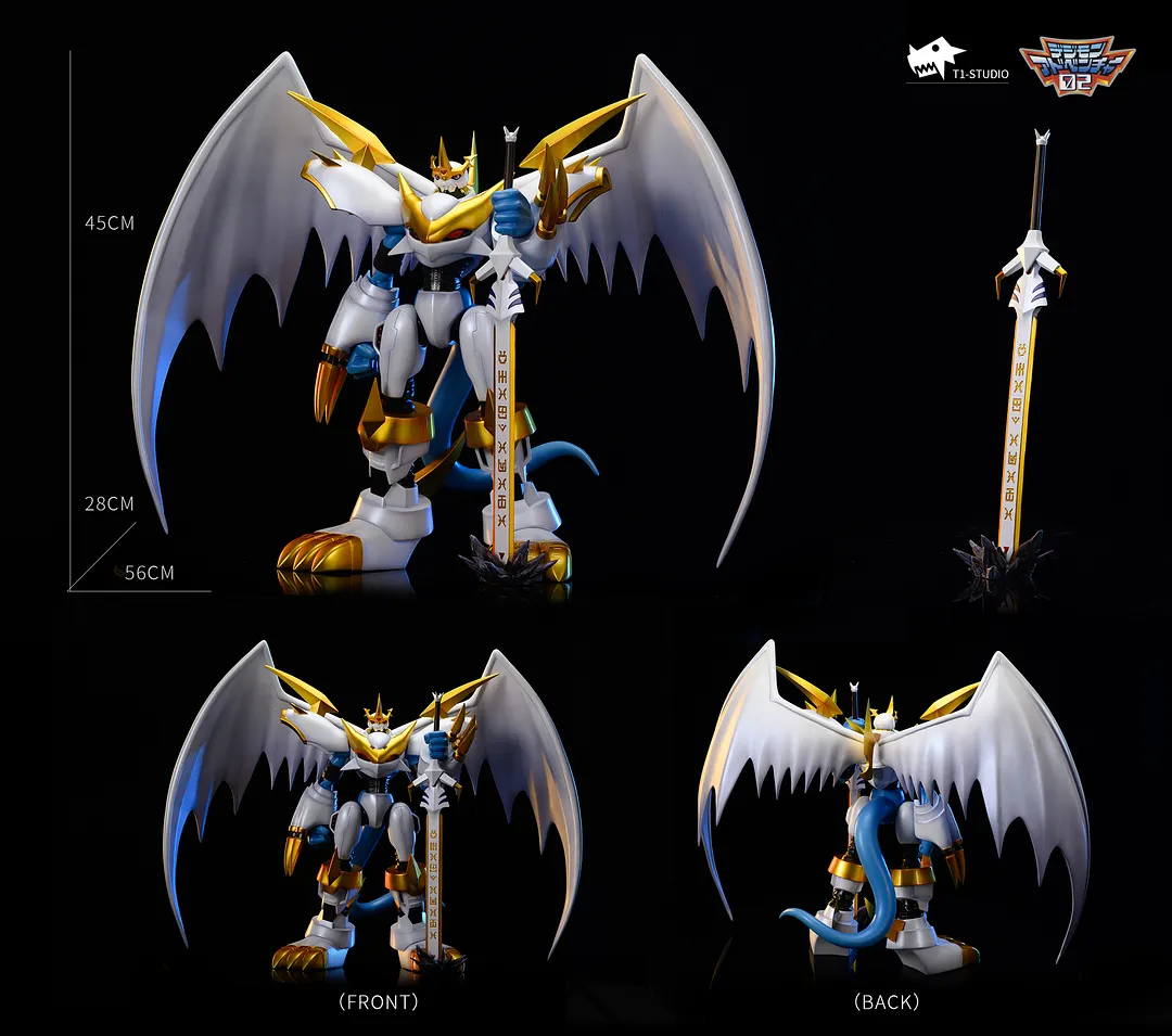 Imperialdramon Paladin Mode - Digimon Resin Statue - T1 Studio