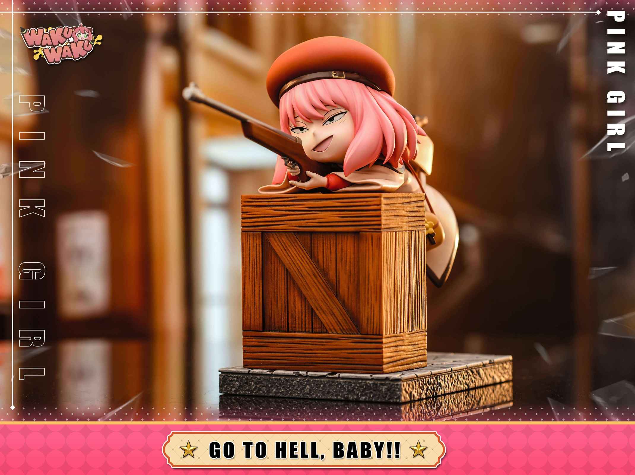 Go to Hell Baby Anya Forger - SPY X FAMILY Resin Statue - WakuWaku Studio