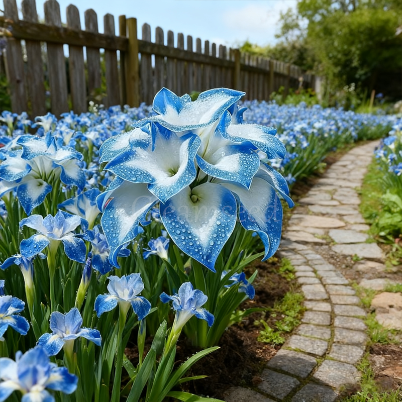 ️ Rare new variety Ice Blue Calla Lily bulbs 💙 - Easy to grow, cold and ...
