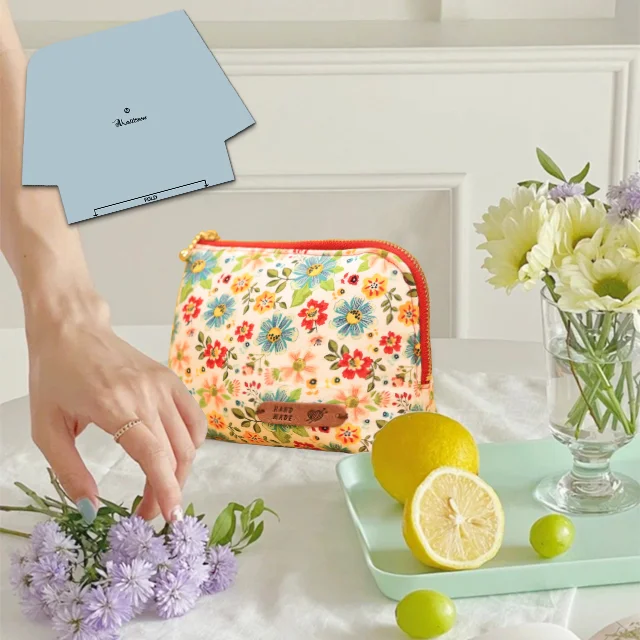 DIY Exquisite Zipper Bag Template-With Instructions