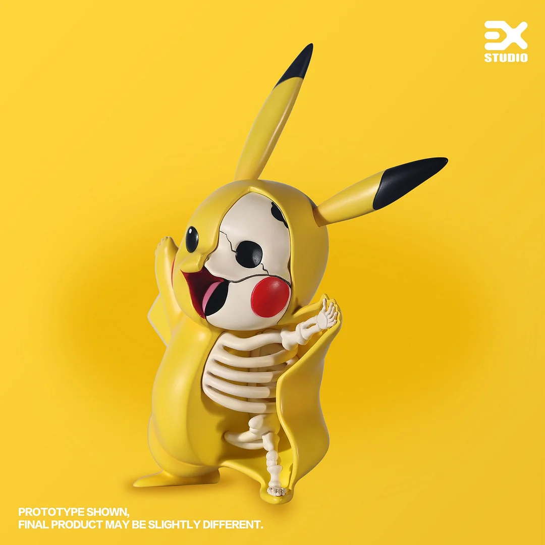 Skeleton Pikachu - Pokemon Resin Statue - EX Studio