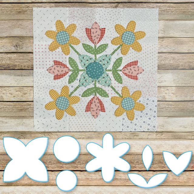 Prairie Meadow Sew Template Set (With Instructions)