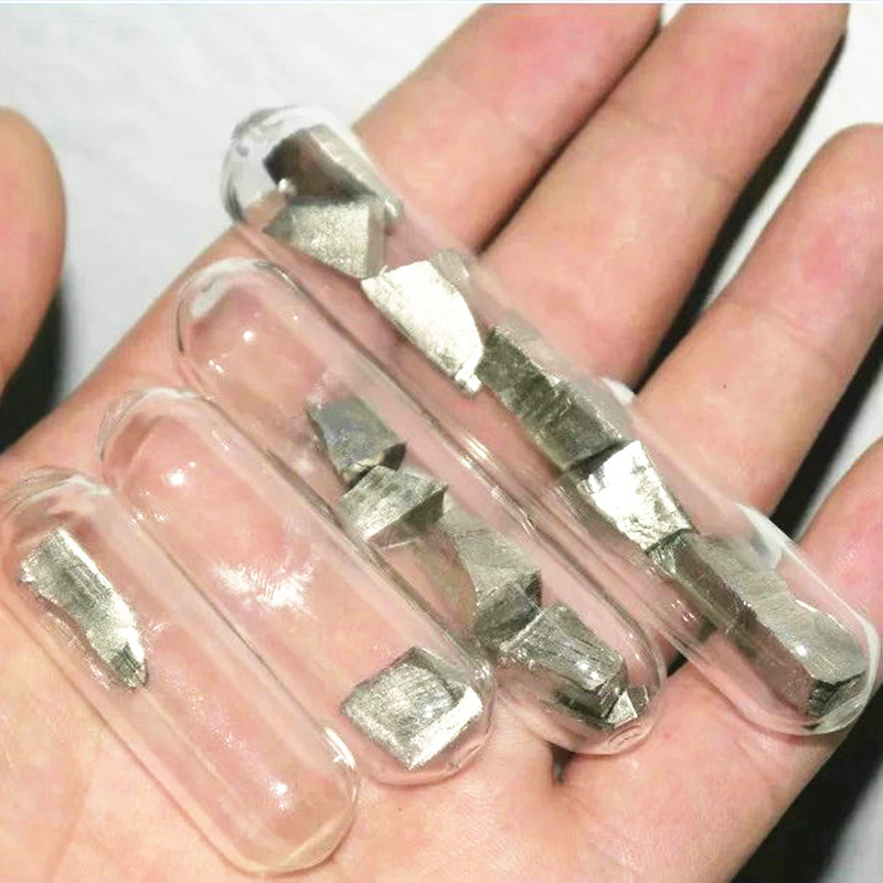 Pure Metal Barium Sample Ba 99.9% in Vial 0.5g 1g 5g and 10g Clean Shine