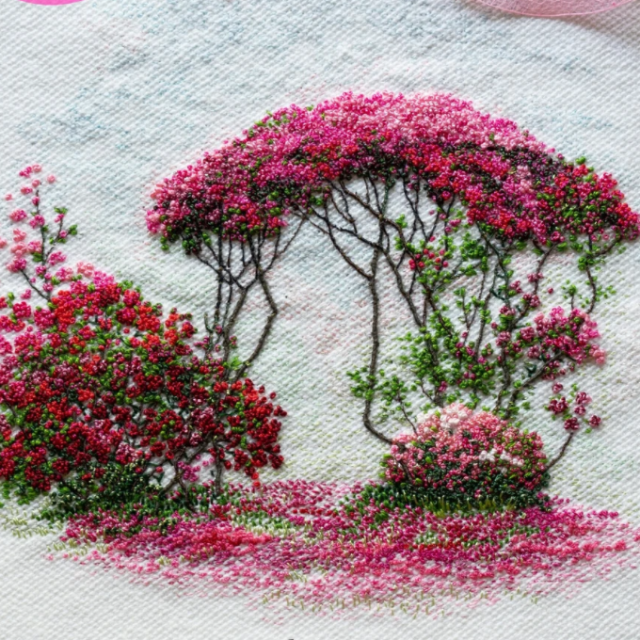 Azalea Embroidery Embroidery Kit