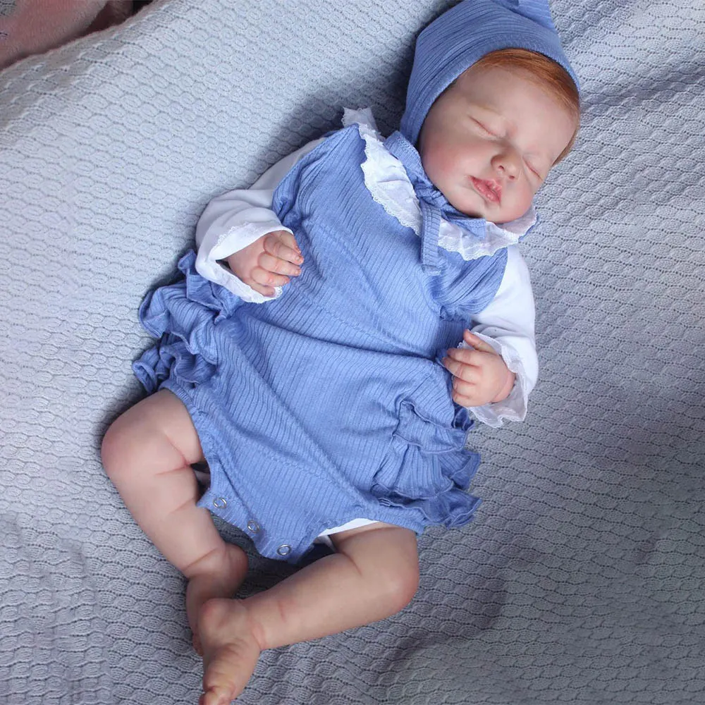 Reborn Awake Baby Girl Alana 20" Real Lifelike Cloth Body Reborn Doll ...