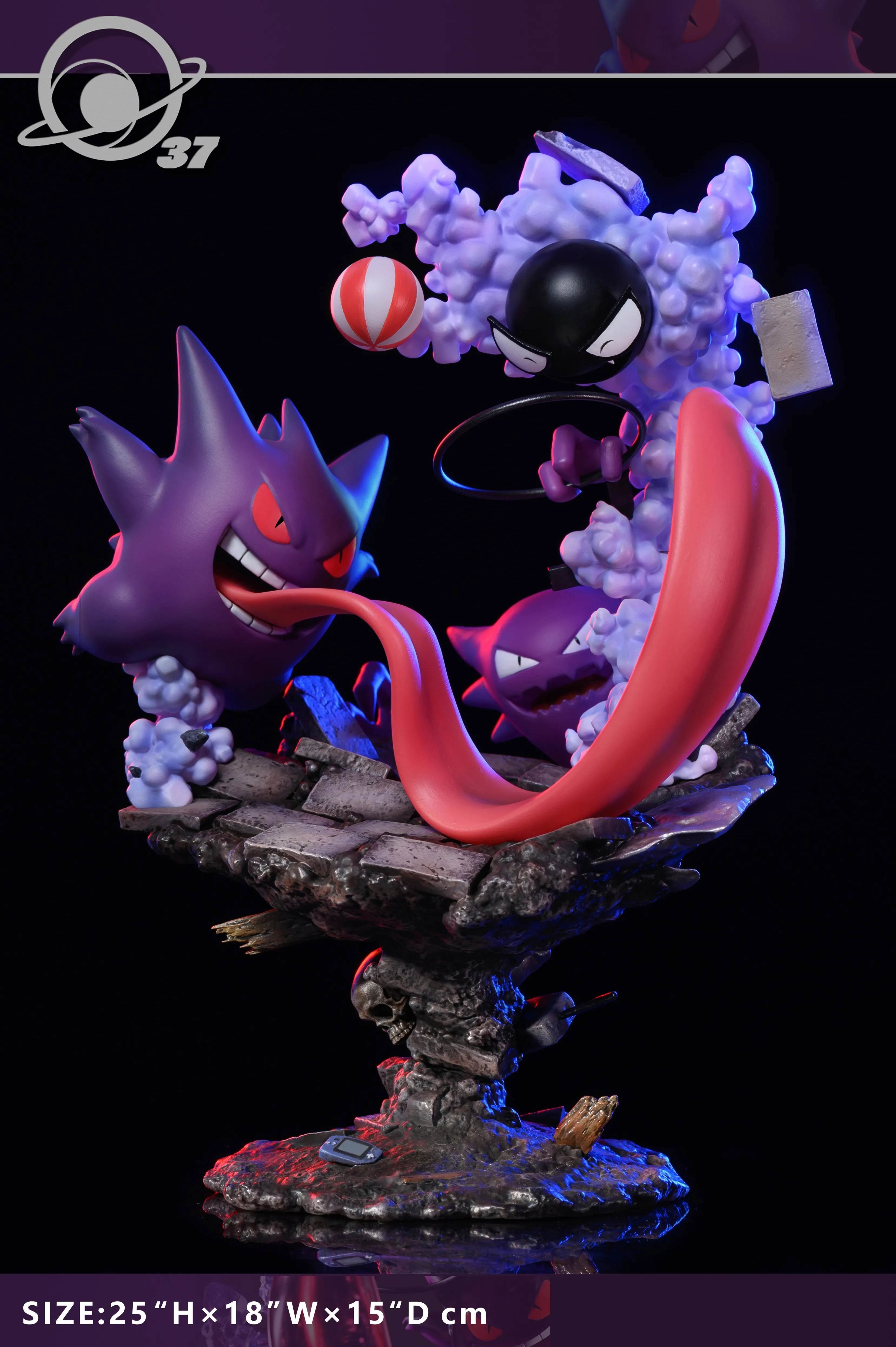 Naughty Gengar Family - Pokemon Resin Statues - 37Lab Studios [In Stock]