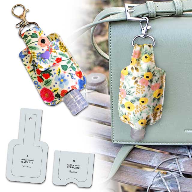 Keyring Hand Sanitizer Coat Template - Tutorial Included