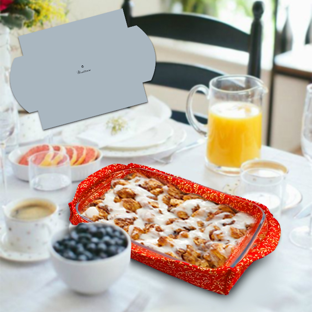 Comfort Casserole/Bread Pan Template - Includes Tutorial