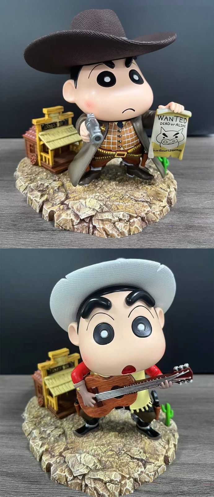S- Scale Cowboy Style Shin-chan - Crayon Shin-chan Resin Statue - Bruce ...