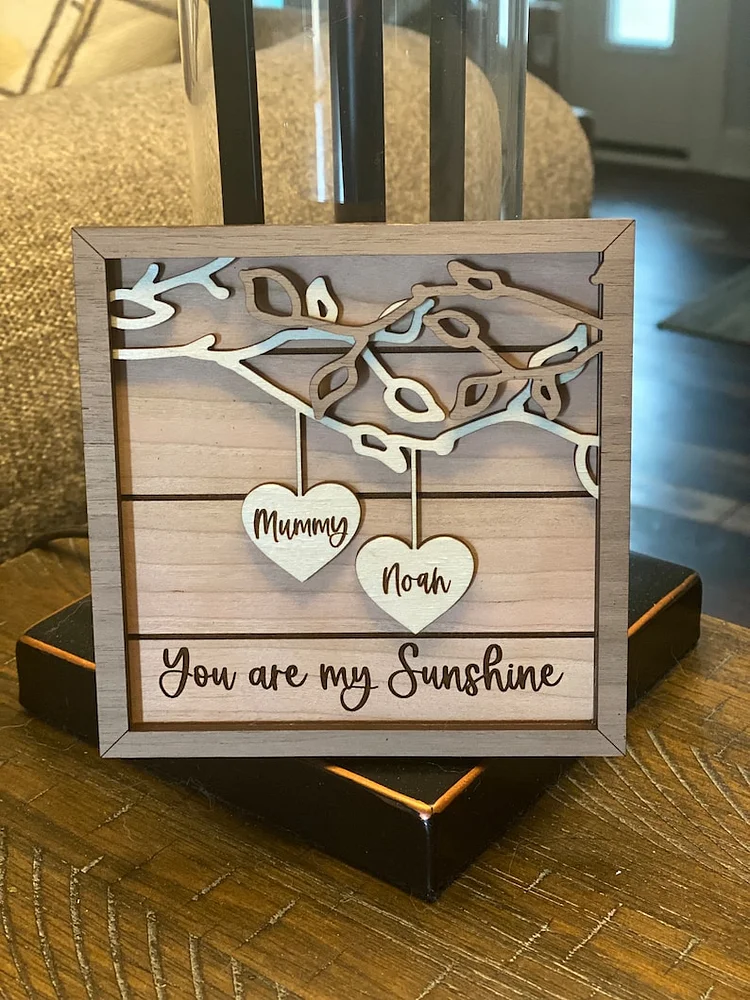 Personalized Couples Wooden Sign