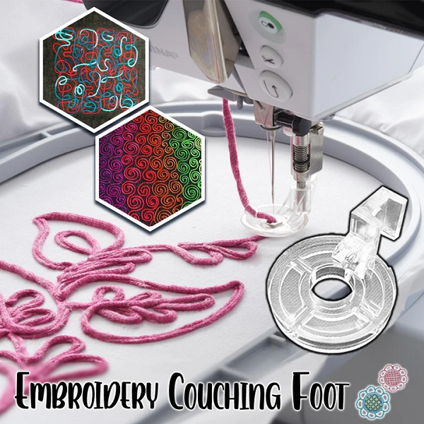 （7PCS）Embroidery Couching Foot