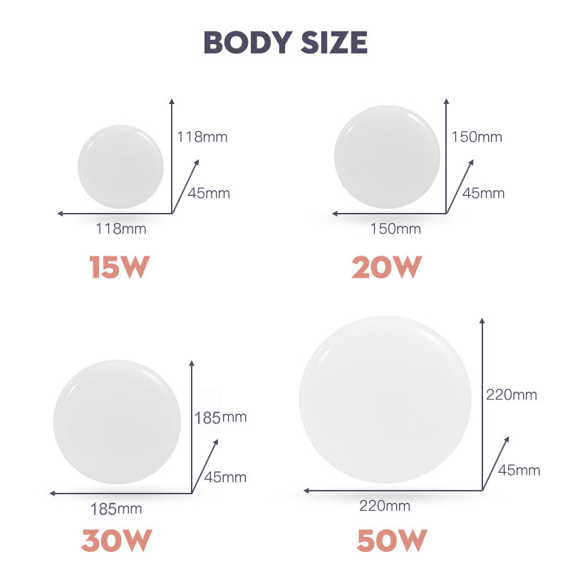 Ultra Thin LED Ceiling Lights 15/20/30/50W Modern Led Ceiling Lamps for ...