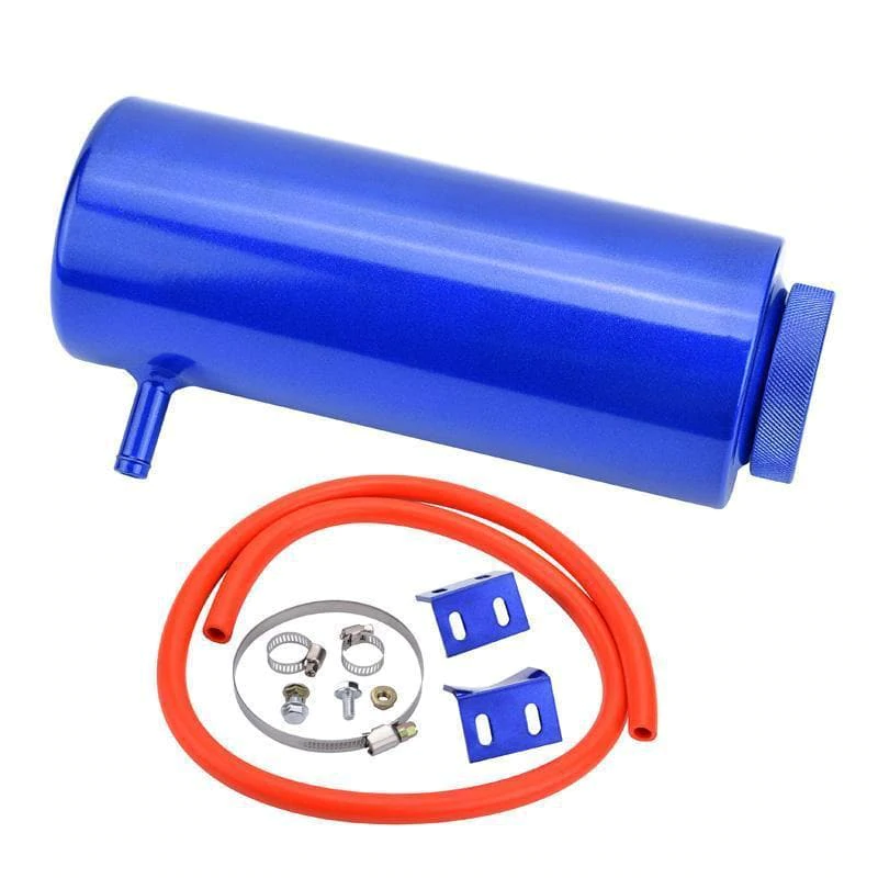 Garlaven Universal 800ML Aluminum Cylinder Radiator Overflow Reservoir ...