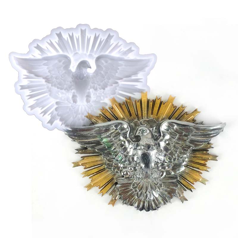 Spread Peace and Love with CrazyMold's Dove Relief Decoration Resin Mold!