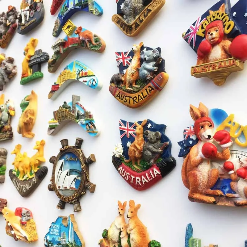 Nigikala Fridge Magnets Tourist Souvenirs Sydney Landmarks Kangaroo ...