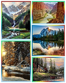 Landscape Paint By Numbers Kits UK