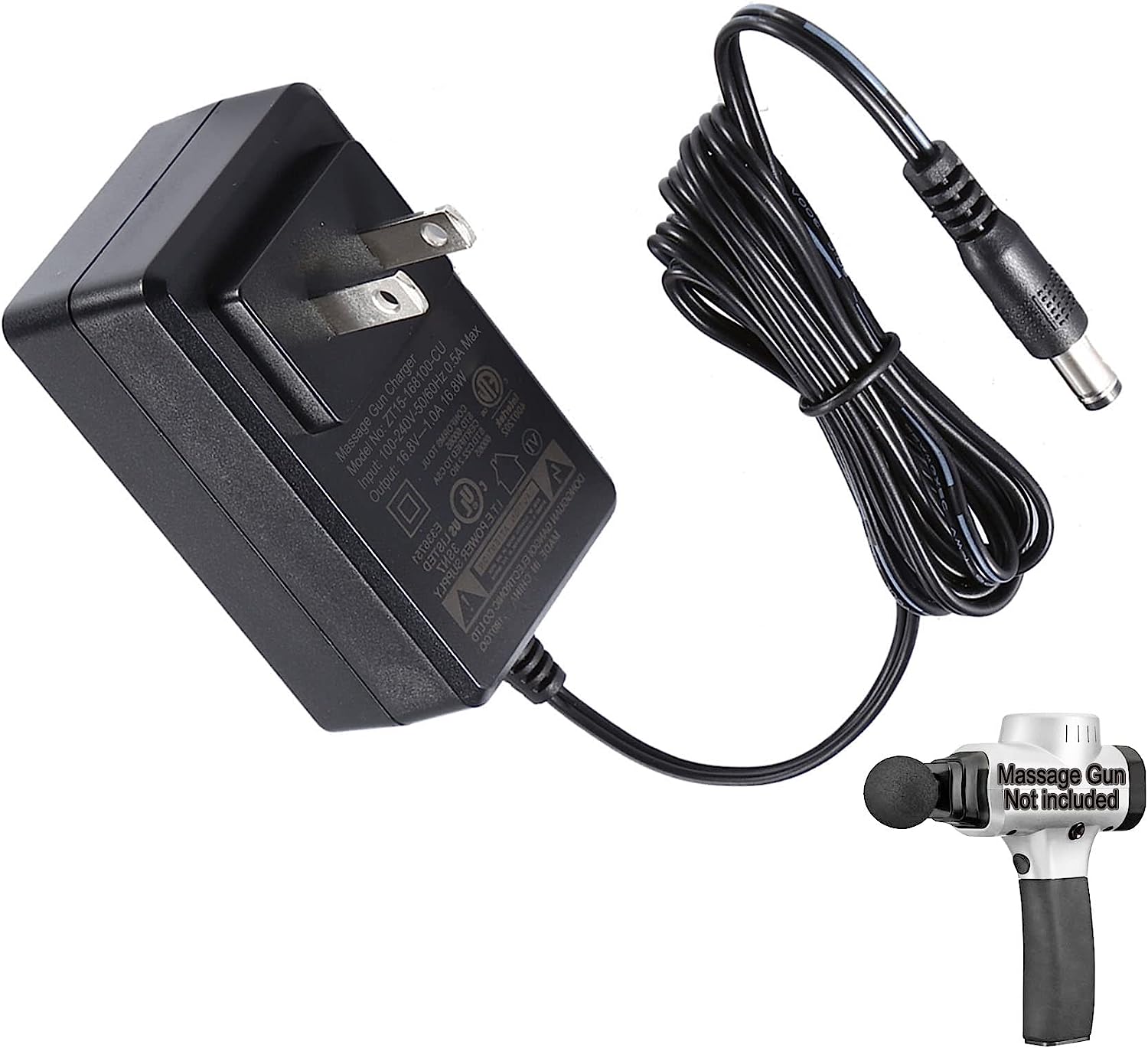 16.8V Massage Gun Charger, Replacement Charger for Sonic Mini, Fusion X ...