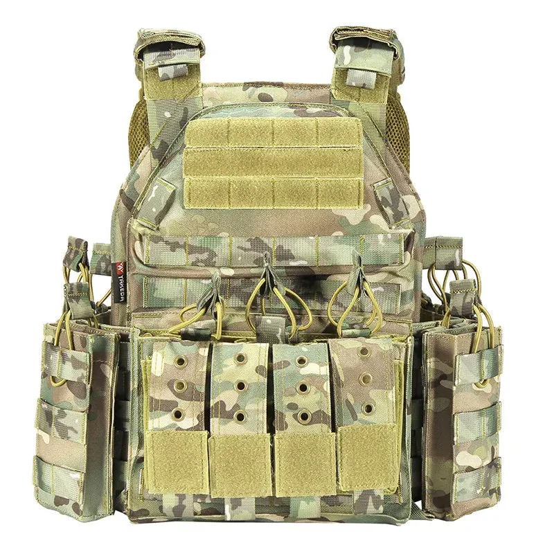 Multi-Clip Quick-Release Bulletproof Vest NIJ IV Level Outdoor Combat ...