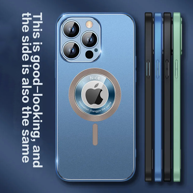 Luxury Magnetic Metallic Phone Cases For iPhone