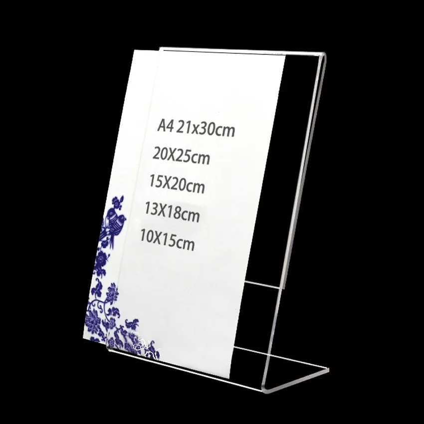 Athvotar Booth Frames Clear Acrylic Display, 13X18cm A5 Slanted Back ...