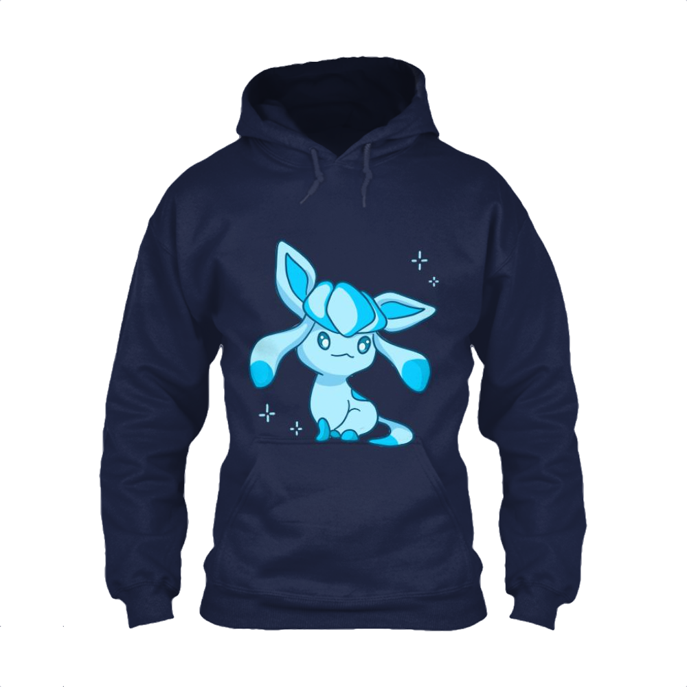 Baby Ice Eevee Glaceon, Pokemon Classic Hoodie