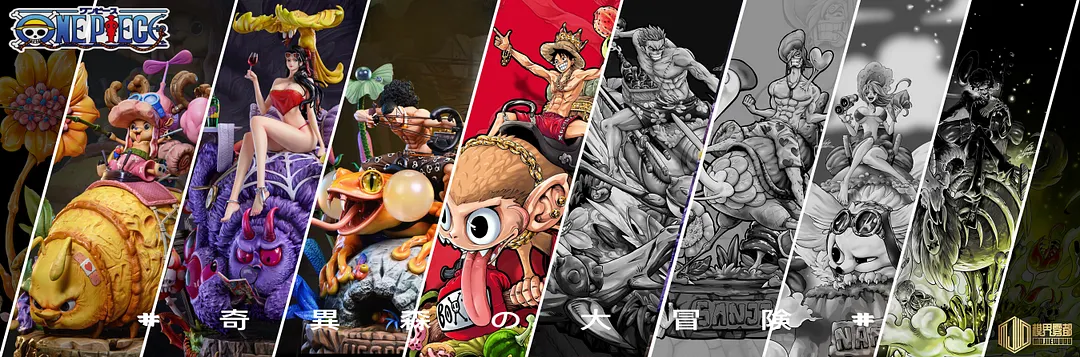 Adventure in Forest Usopp & Frog - ONE PIECE Resin Statue - MJ Studio