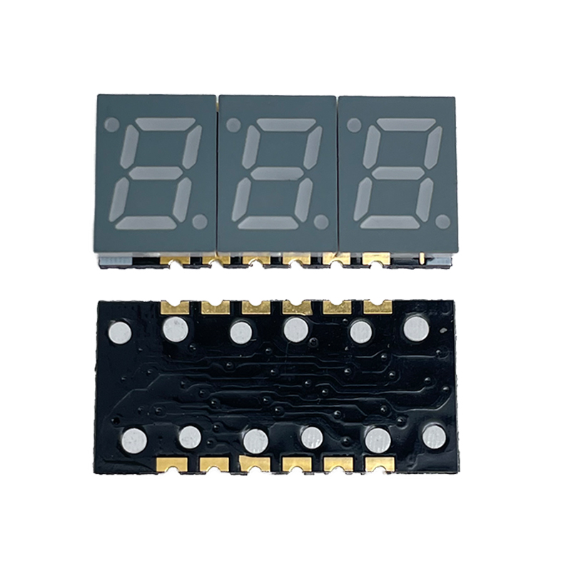 SMD 0.28 inch 3 digit 7 segment LED display Gray surface 22.5*11*3.8mm