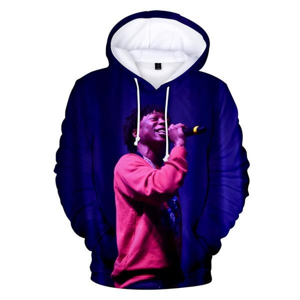 Men's Hoodies & Sweatshirts Lil Loaded Harajuku Printed Sweatshirt ...