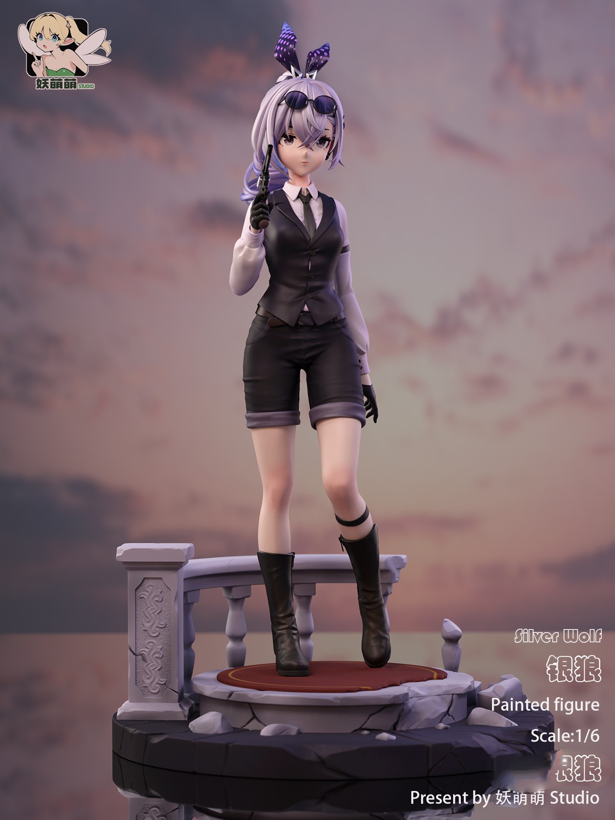 1/6 Scale Formal Suit Ver. Silver Wolf - Honkai: Star Rail Resin Statue ...