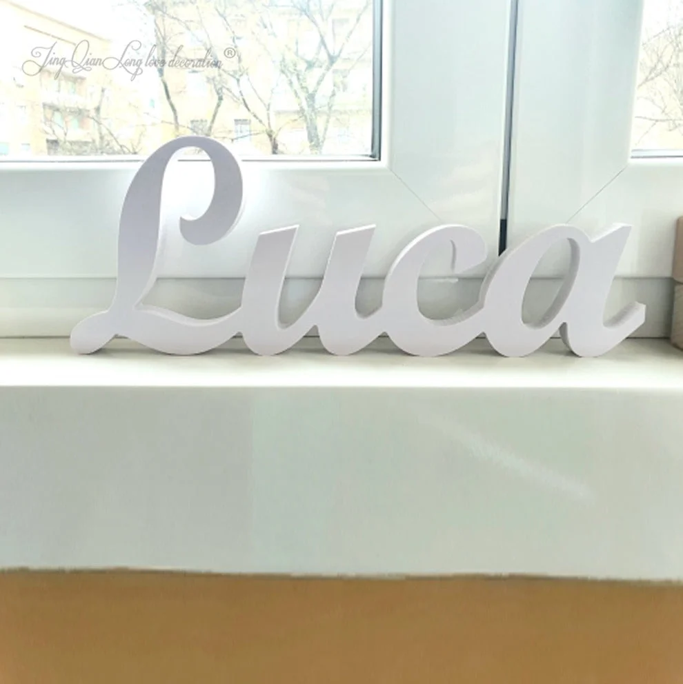 Custom Personalized Wooden Name Signs- Children's Name Wall Decor ...