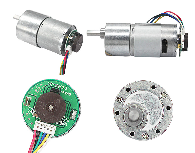 37mm Diameter Helical Pinion Gearbox Silent Metal Geared Motor High ...