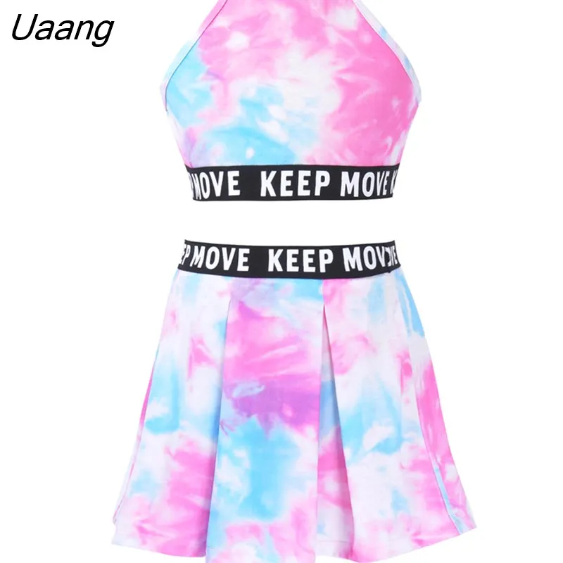 Uaang Girls Cheer Leader Cheerleading Costumes Uniforms Shiny Sequins ...