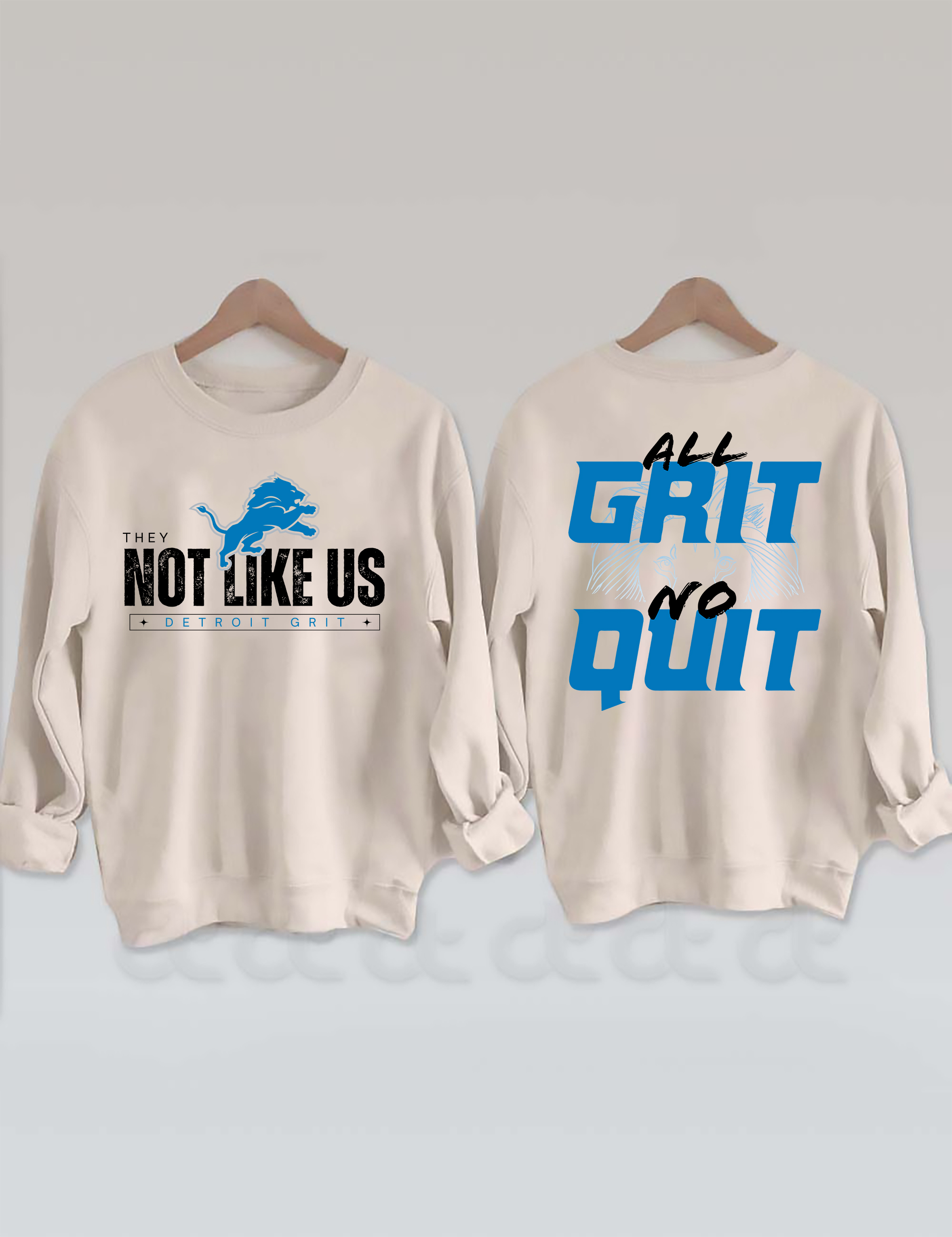 Detroit All Grit No Quit Sweatshirt