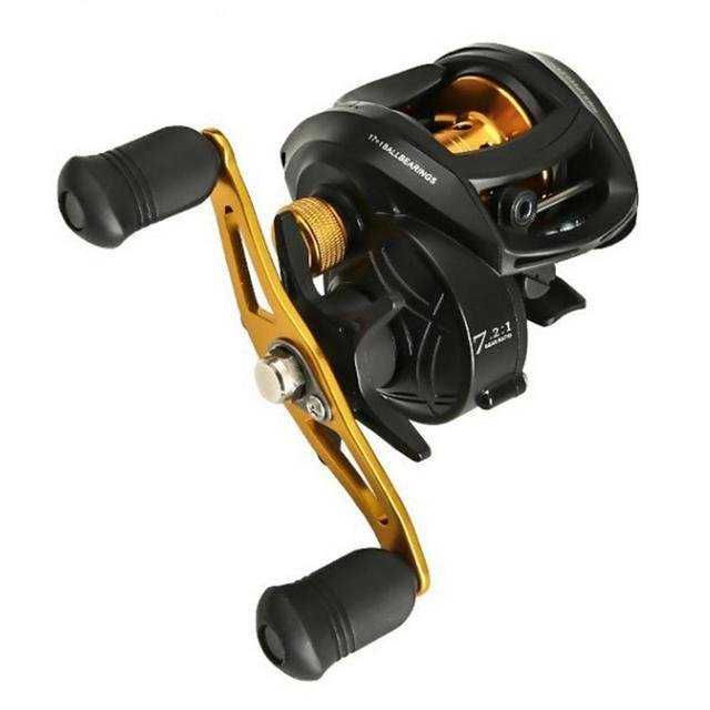 New Baitcasting Reel High Speed 7.2:1 Gear Ratio 17+1BB Magnetic Brake ...