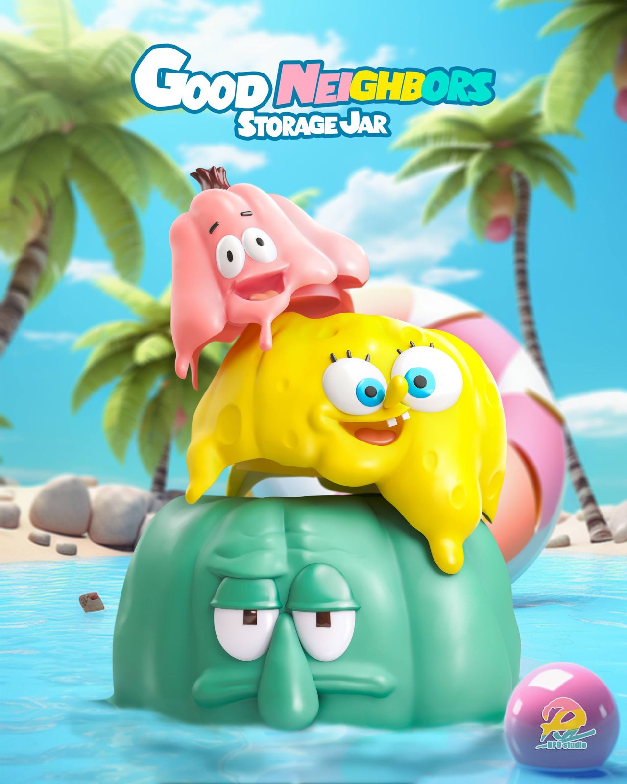 Pumpkin Storage Jar Ver. SpongeBob SquarePants & Patrick Star ...