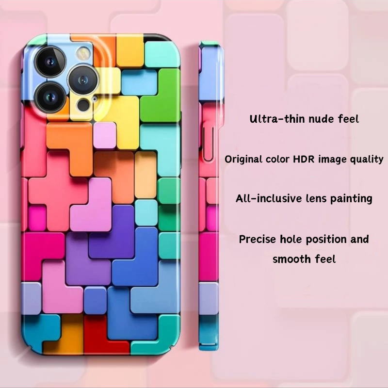 Simple Colourful Square Phone Case